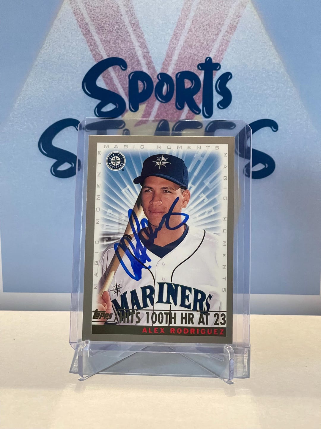 Alex Rodriguez On-card Autographed Card - Etsy