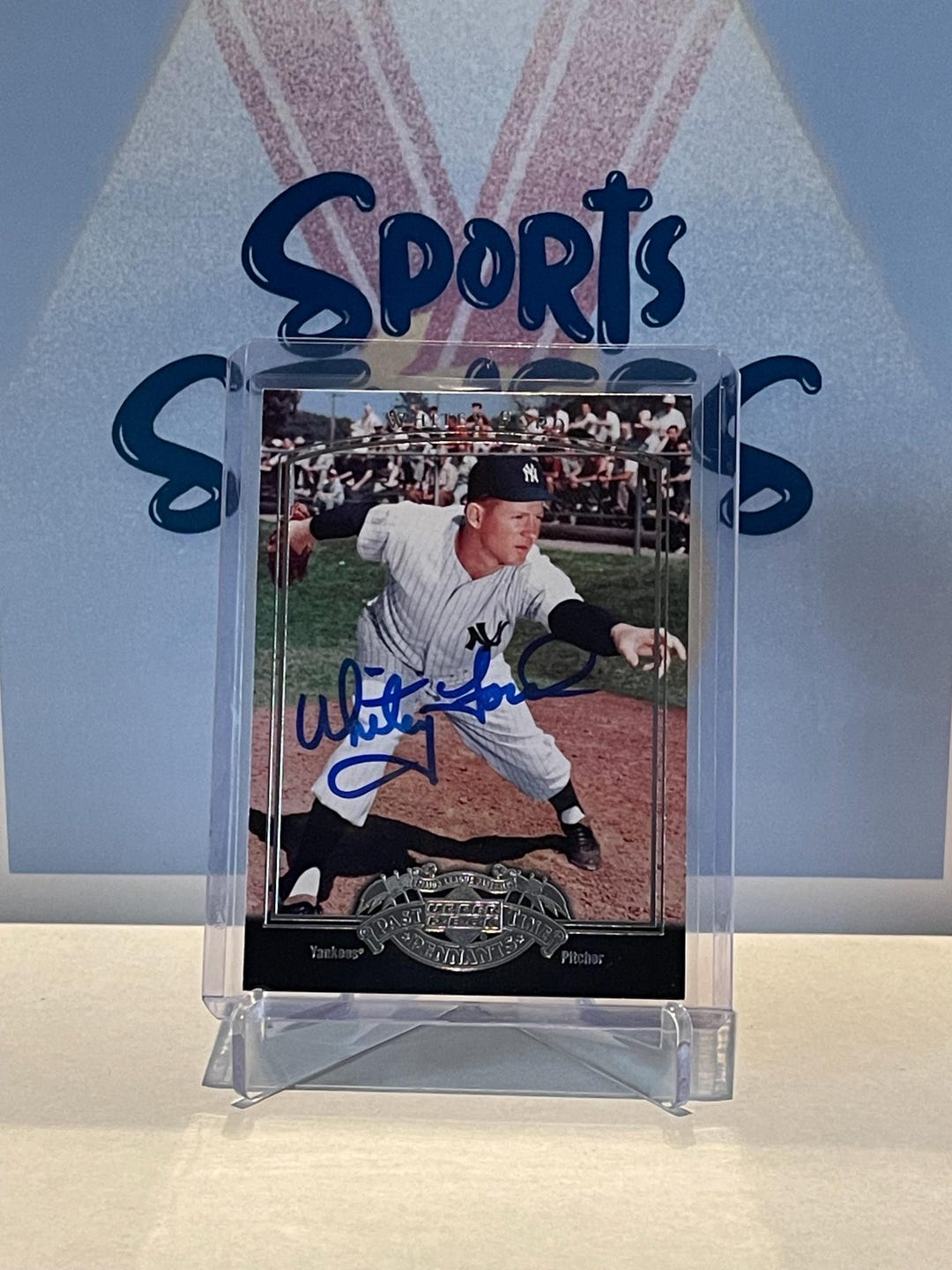 Whitey Ford On-card Autographed Card - Etsy
