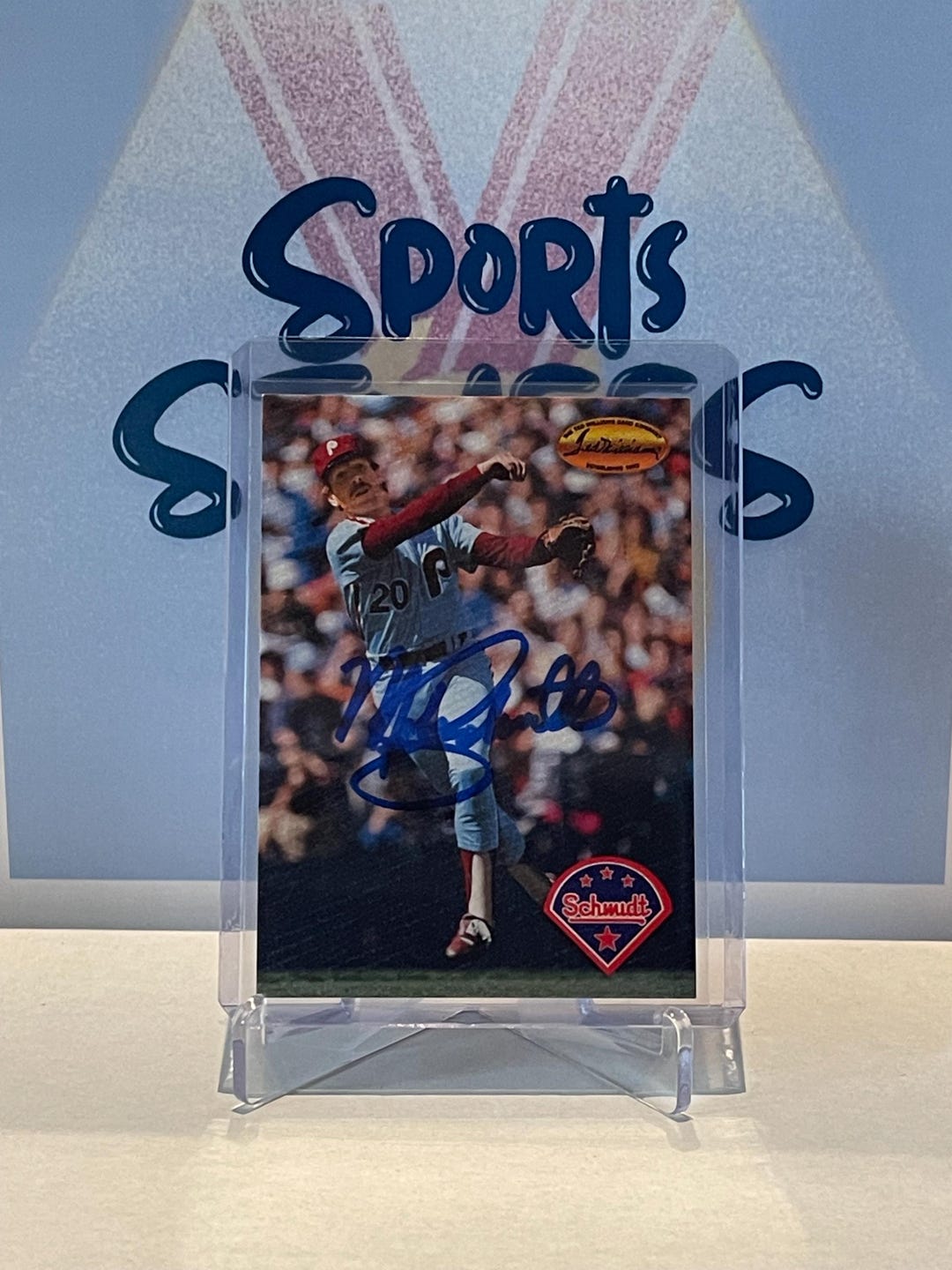 Mike Schmidt On-card Autographed Card - Etsy