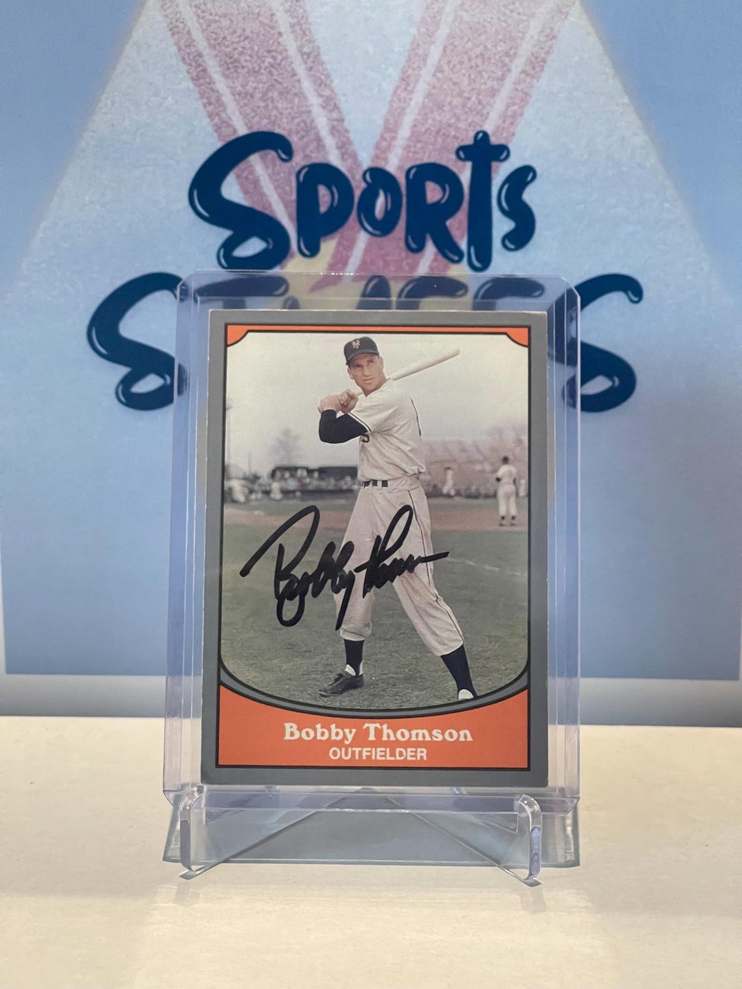 Bobby Thomson On-card Autographed Card - Etsy