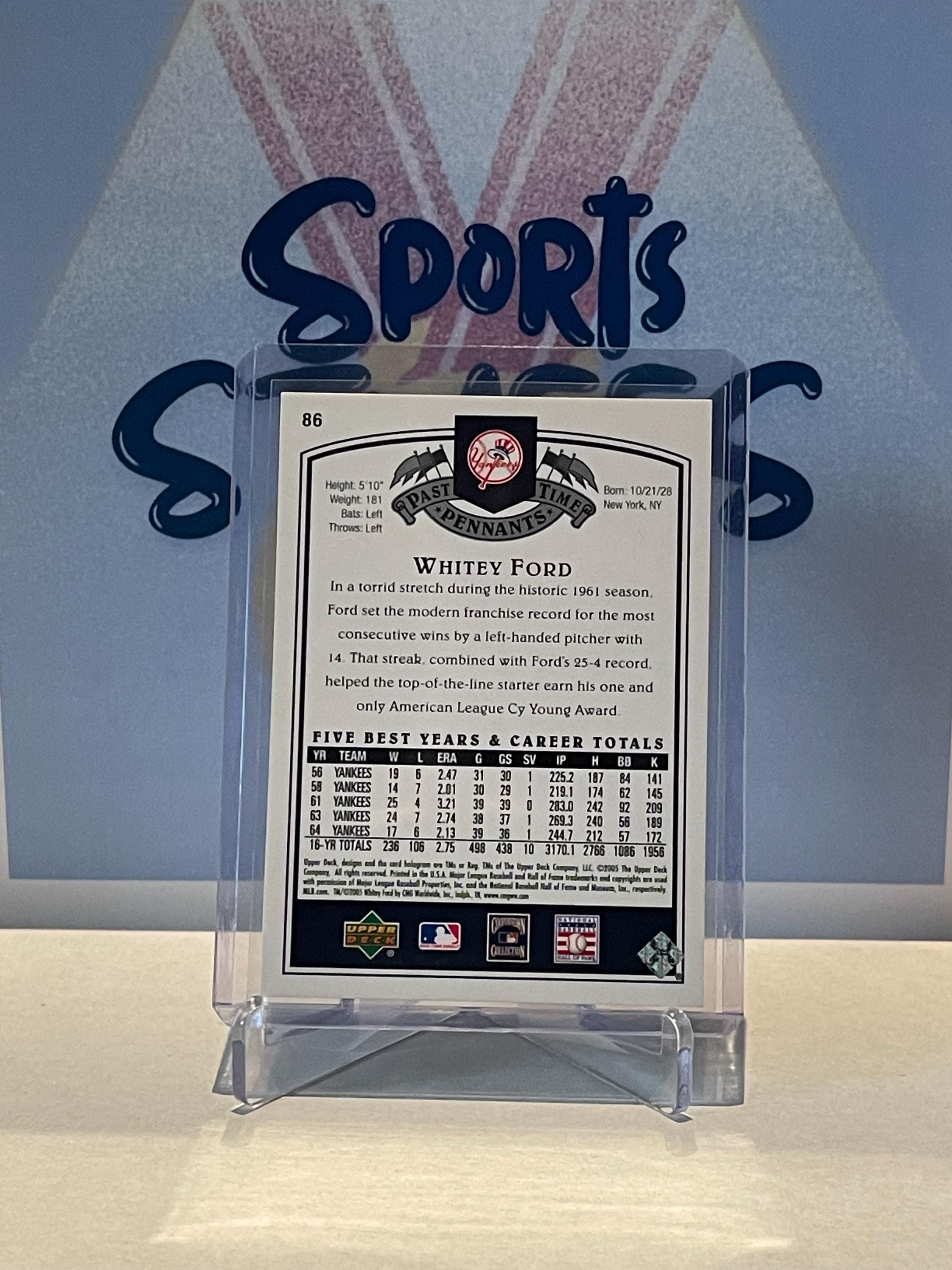 Whitey Ford On-card Autographed Card - Etsy