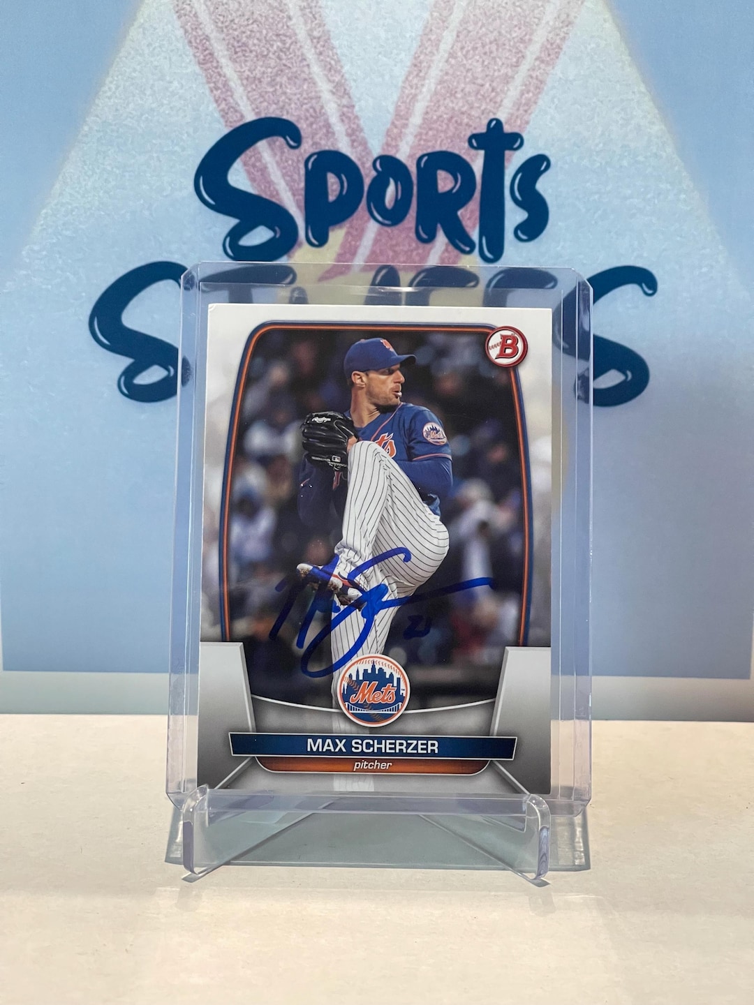Max Scherzer On-card Autographed Card - Etsy