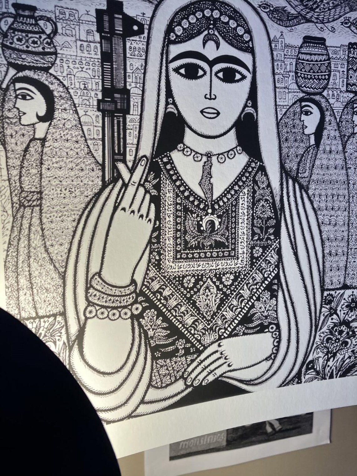 Palestinian Illustration, Palestine Print, Middle East Art ...