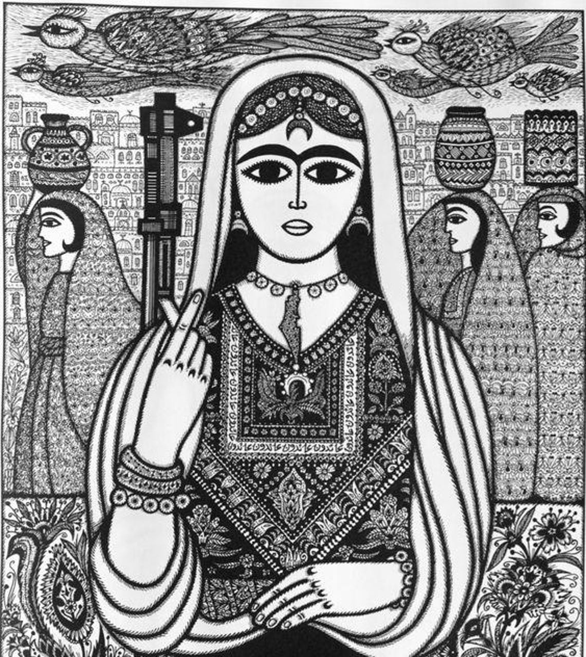 Palestinian Illustration, Palestine Print, Middle East Art ...
