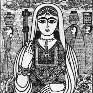 Palestinian Illustration, Palestine Print, Middle East Art ...