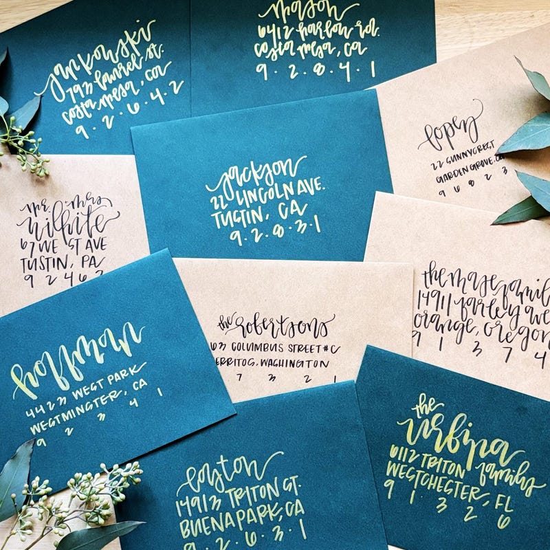 Handwritten Address - Etsy