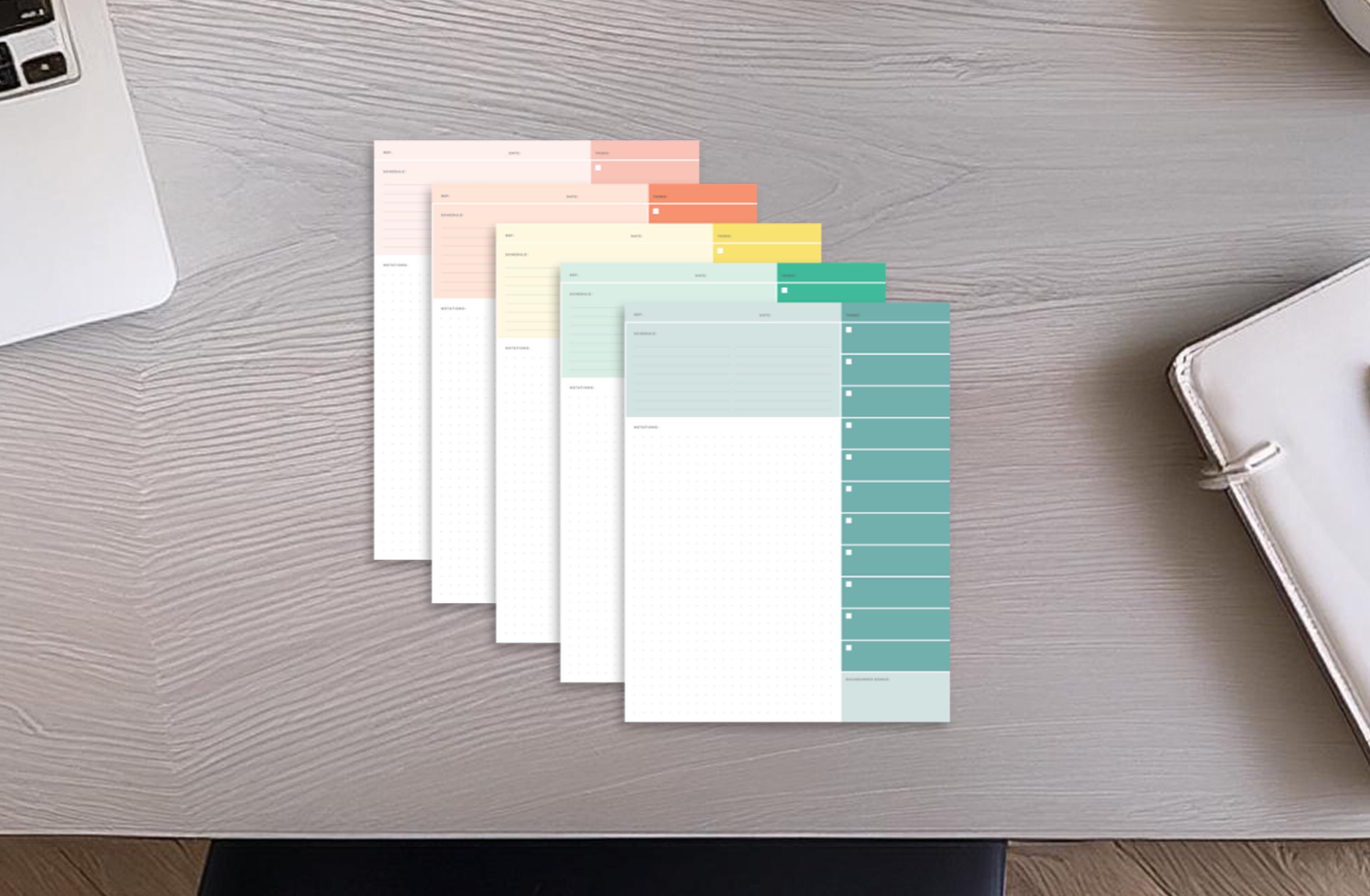5 Day, Daily Planner, Task Planner, to Do List, Printable Daily Planner ...