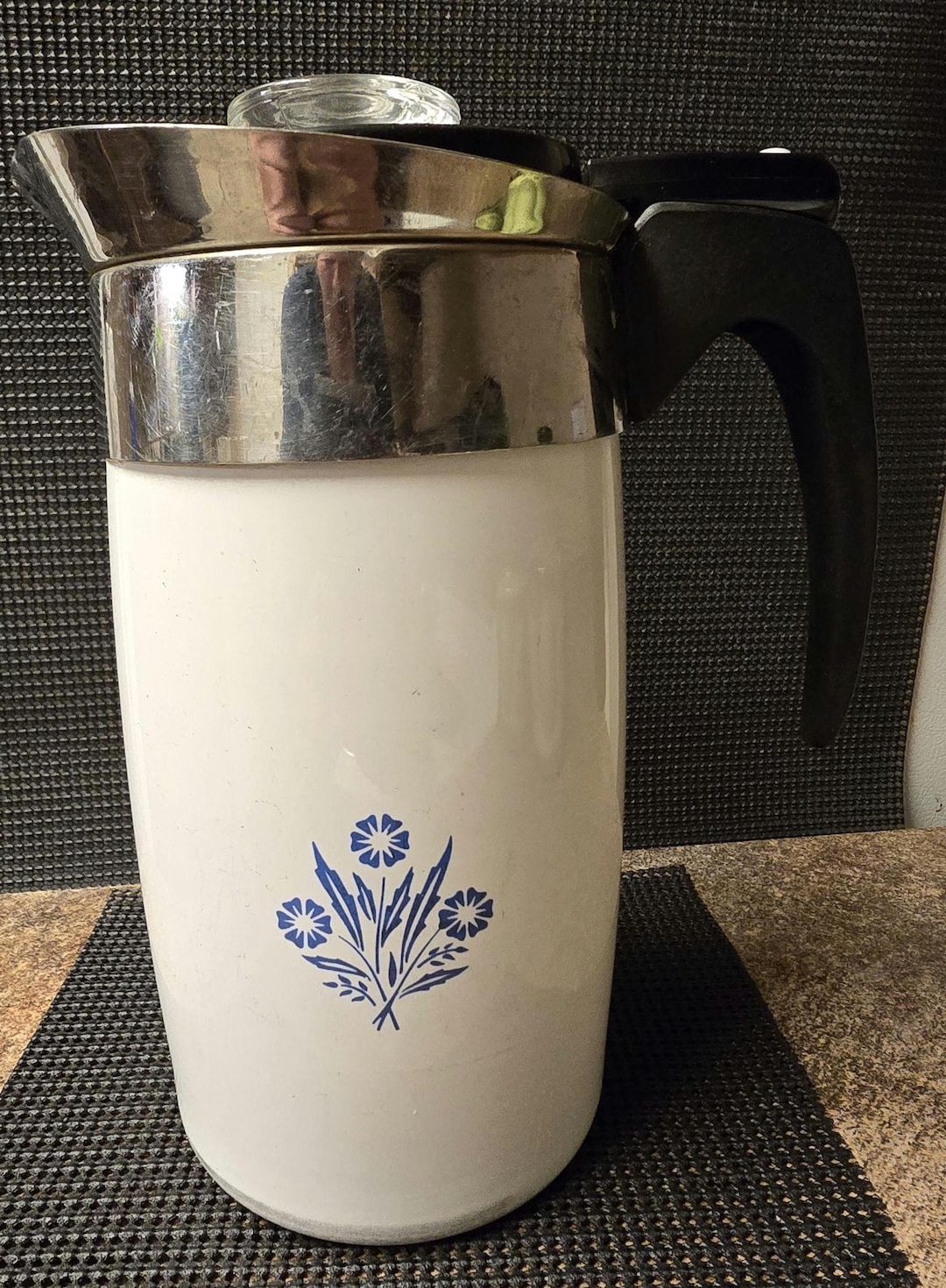 Vintage 1960-70s Corning Ware Blue Cornflower Pattern 10-cup Blue ...