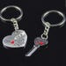 Couple Keychain Set – "i Love You" Heart & Arrow Design – Cute Gift for ...