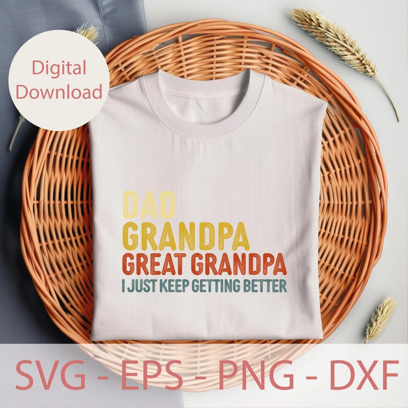 Dad Grandpa Svg, Great Grandpa Png, Dad Grandpa Eps, Great Grandpa Svg ...
