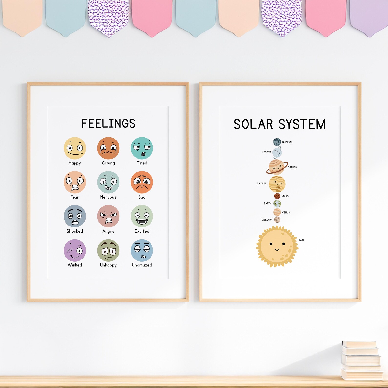 12 Educational Posters for Kids, Preschool & Elementary Learning Tools ...