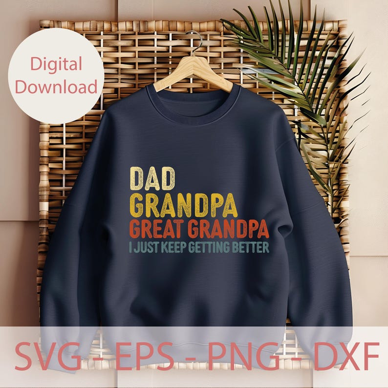 Dad Grandpa Svg, Great Grandpa Png, Dad Grandpa Eps, Great Grandpa Svg ...