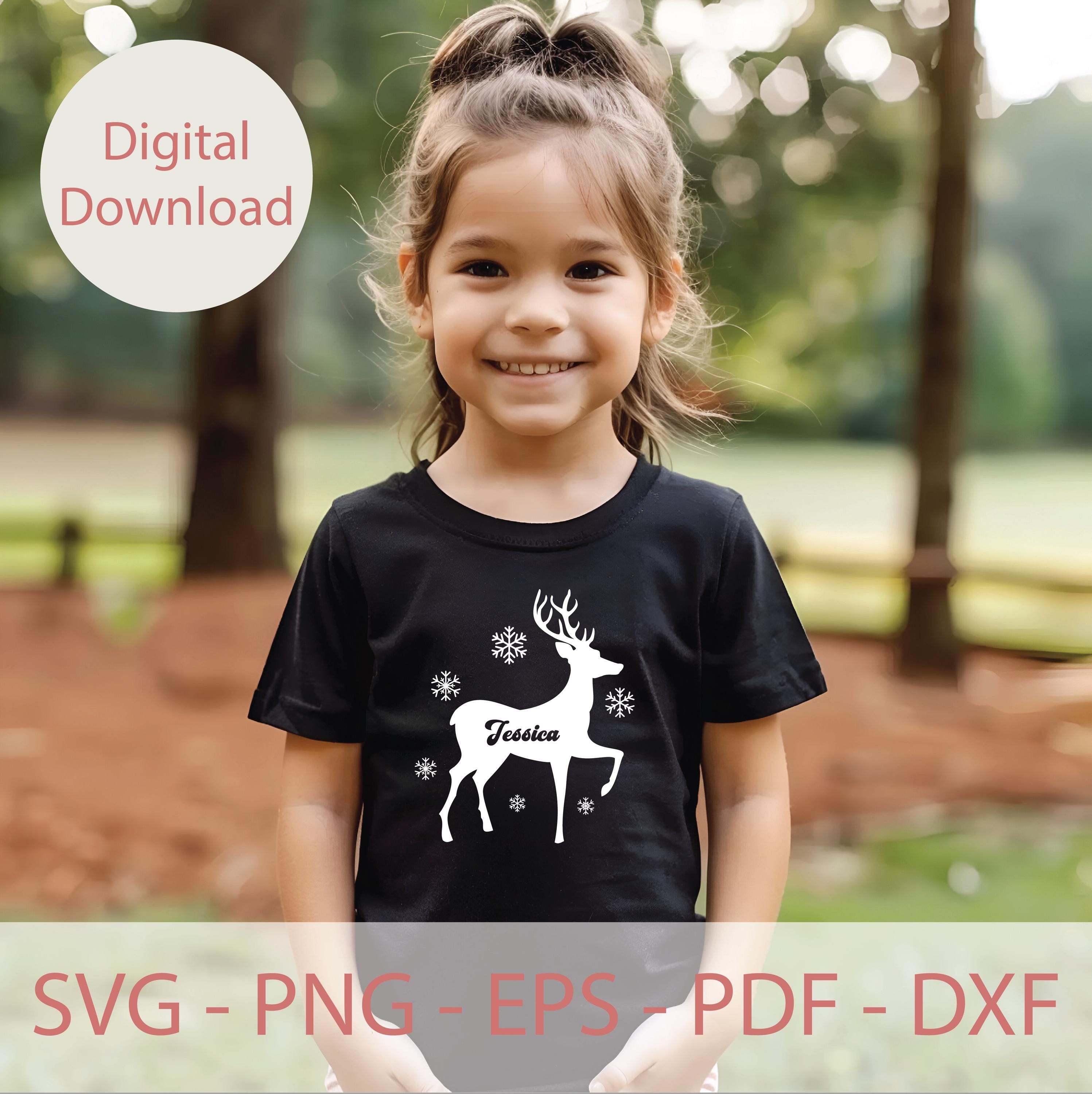 Custom Reindeer Name Svg, Custom Christmas Reindeer Name Png ...