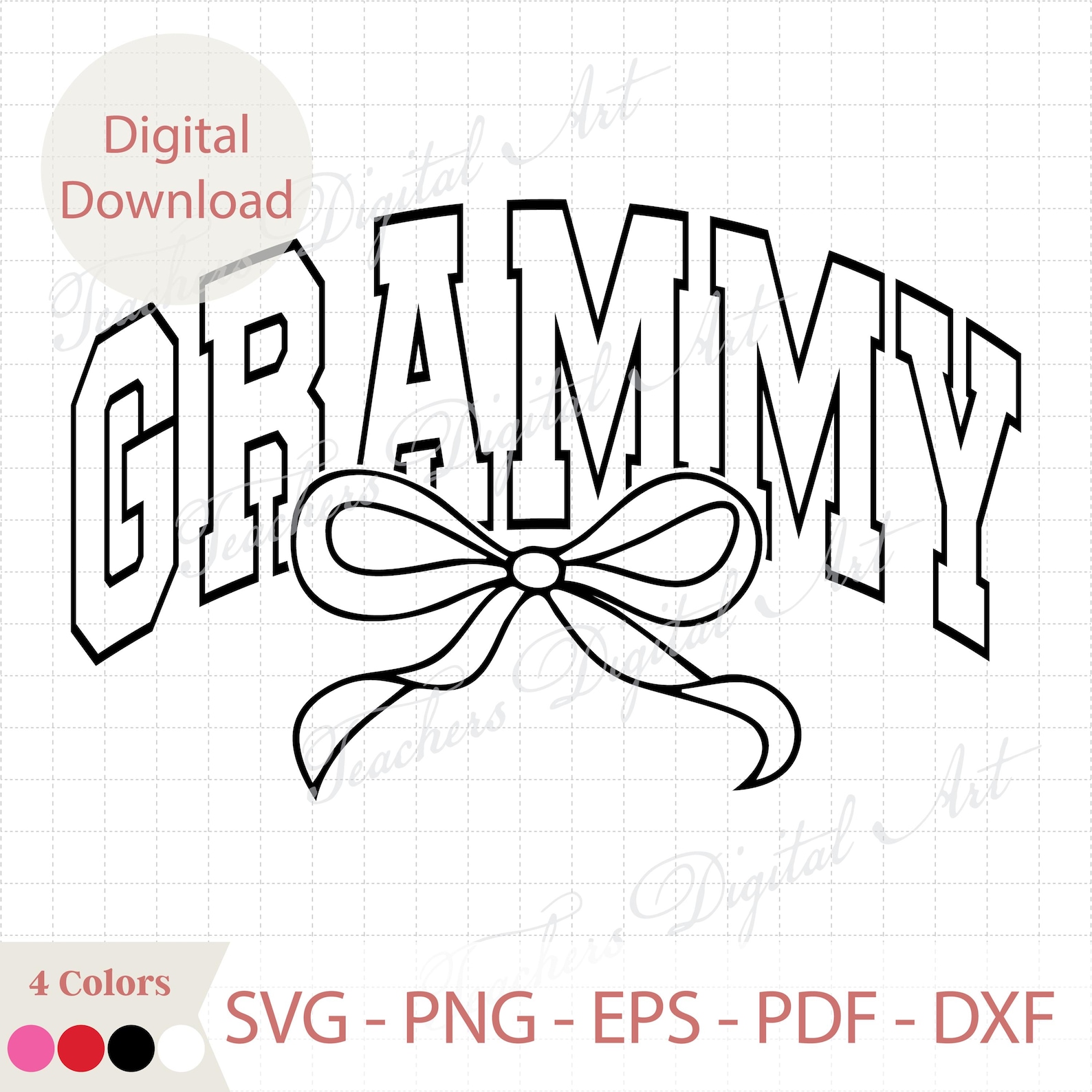 GRAMMY Bow SVG PNG, Retro Varsity Grammy Outline Design, Grammy Arch ...