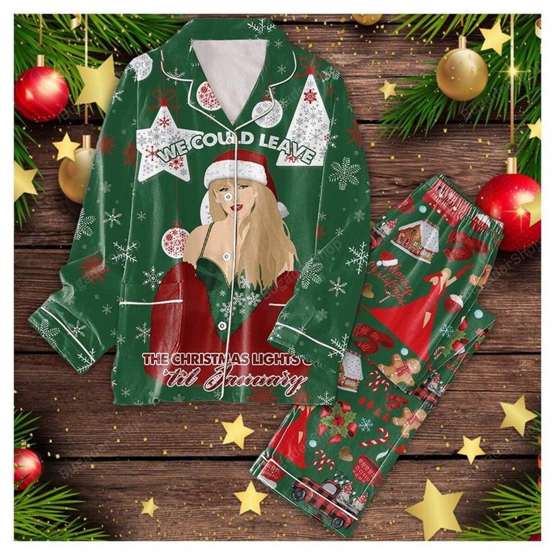 Taylor Swift We Could Leave the Christmas Pajamas Set, Swifties Eras ...