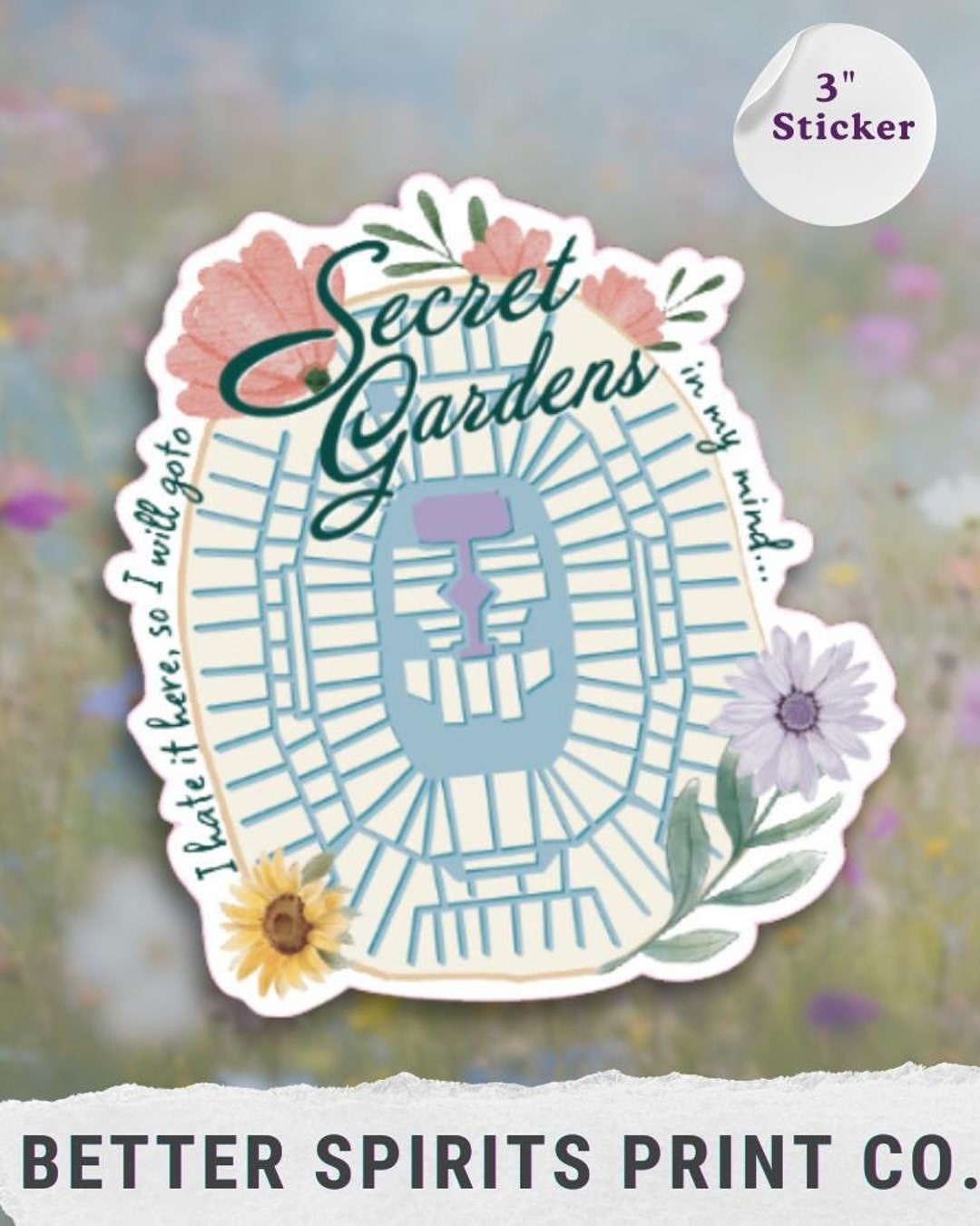 Secret Gardens, Eras Tour Sticker, It Was Rare, I Was There, Gloss ...