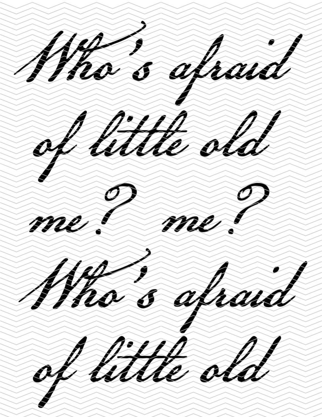 TTPD Who's Afraid of Little Old Me Lyrics for Print (svg & Png) - Etsy