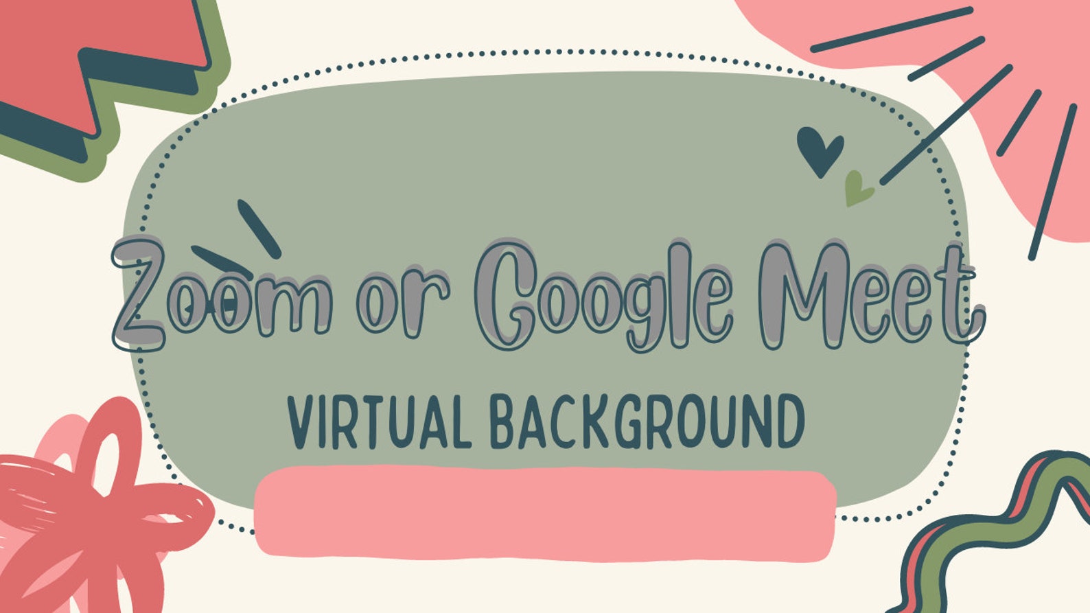 Funky Zoom Virtual Background - Etsy