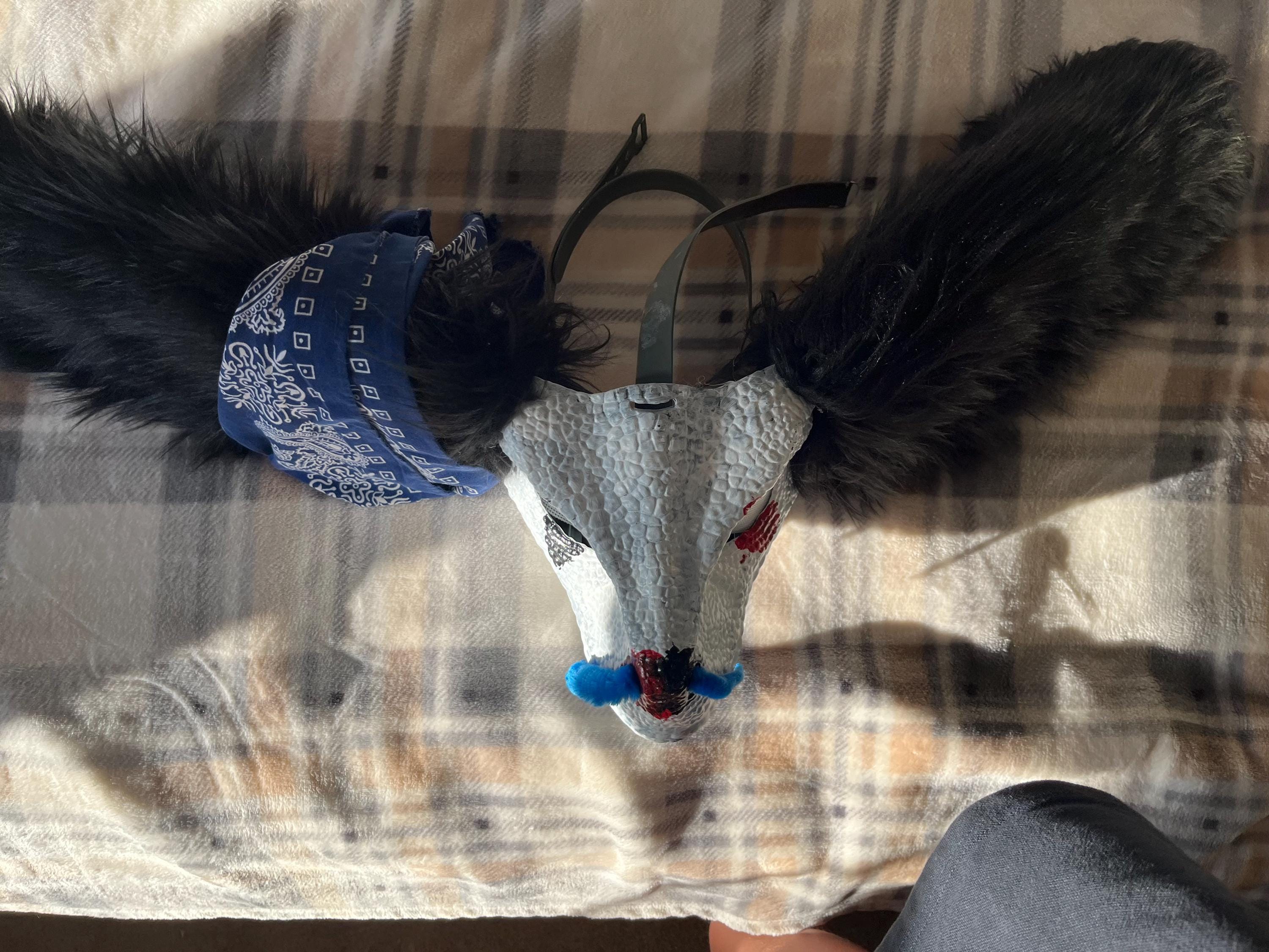 Clown Mini Partial Dinomask Fursuit - Etsy