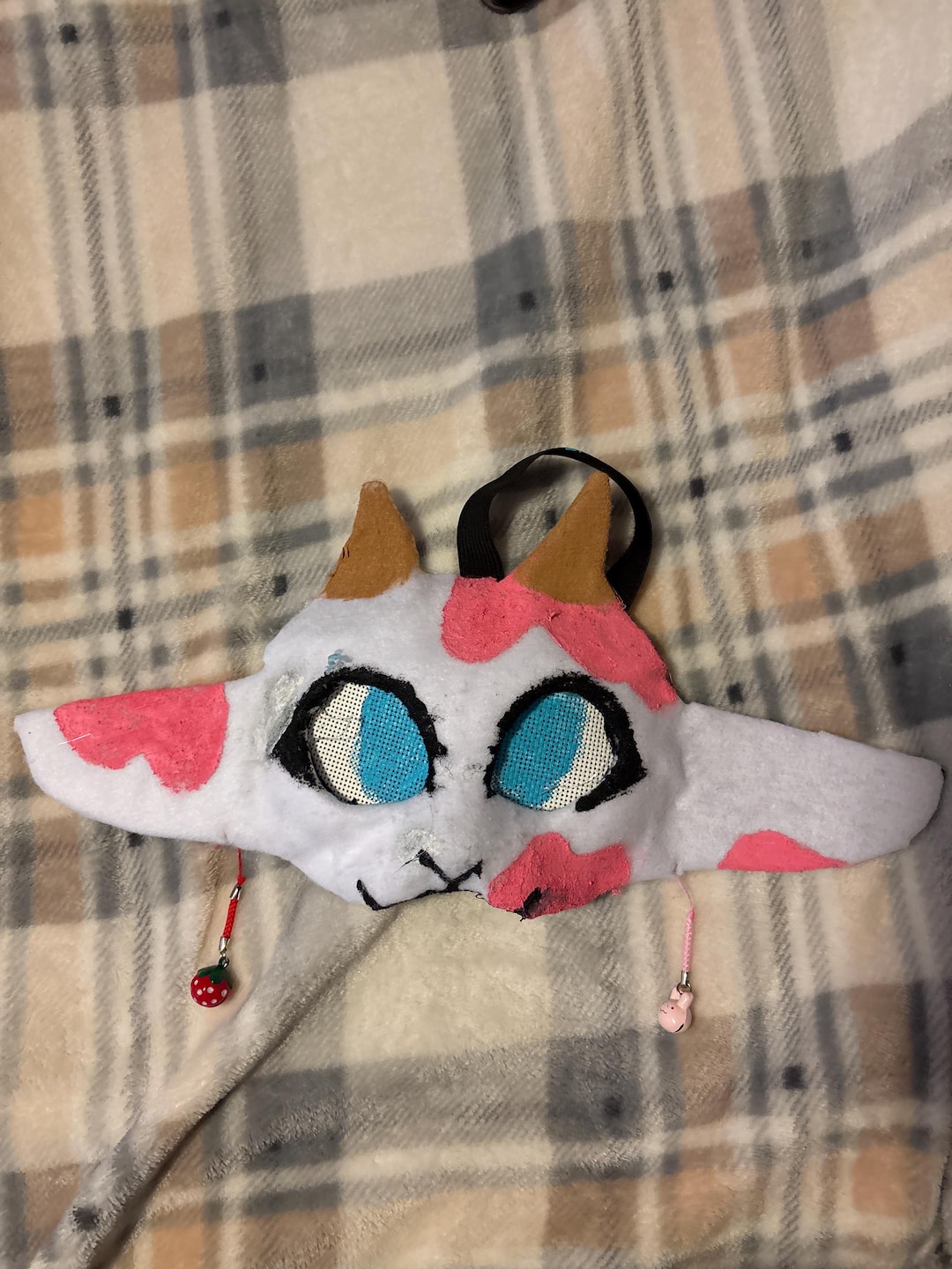 Strawberry Cow Therian Mask - Etsy