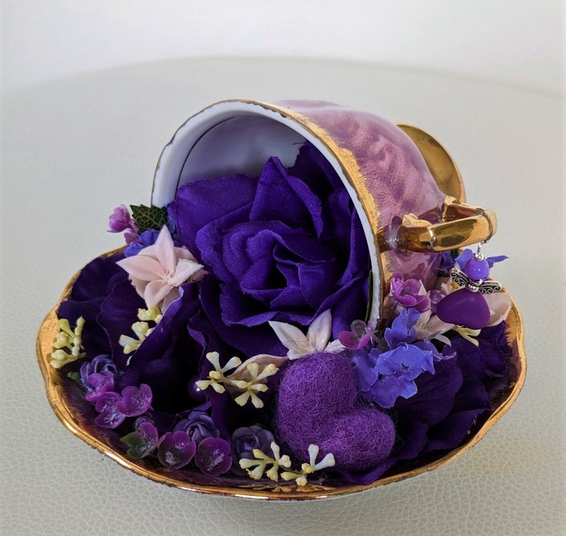 Aromatherapy Gifts - Teacup Flower Arrangements - Christmas, Birthday ...