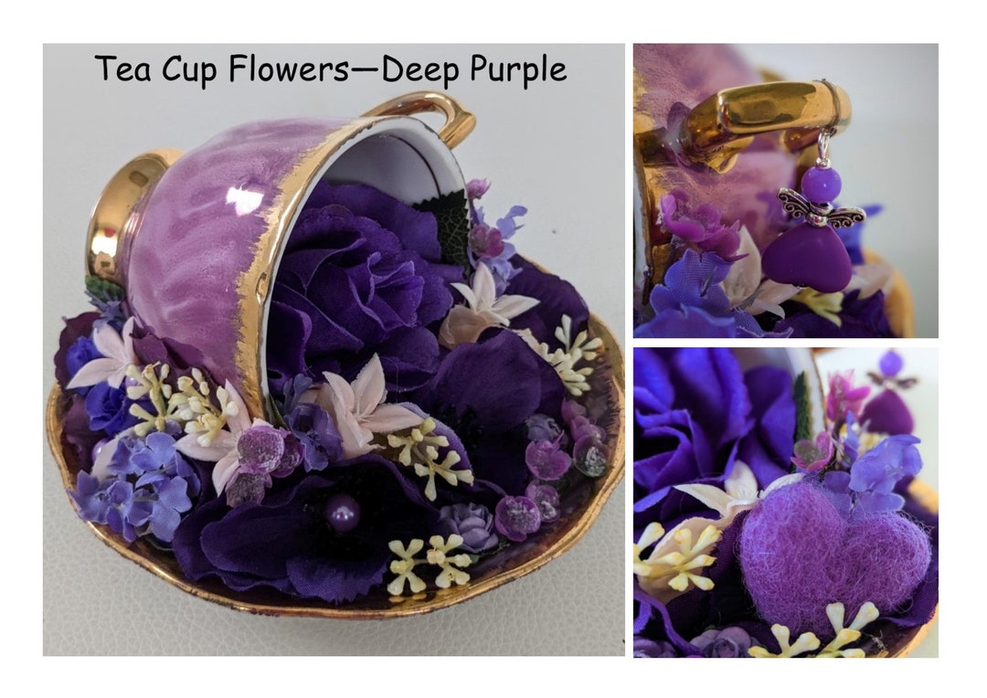 Aromatherapy Gifts - Teacup Flower Arrangements - Christmas, Birthday ...