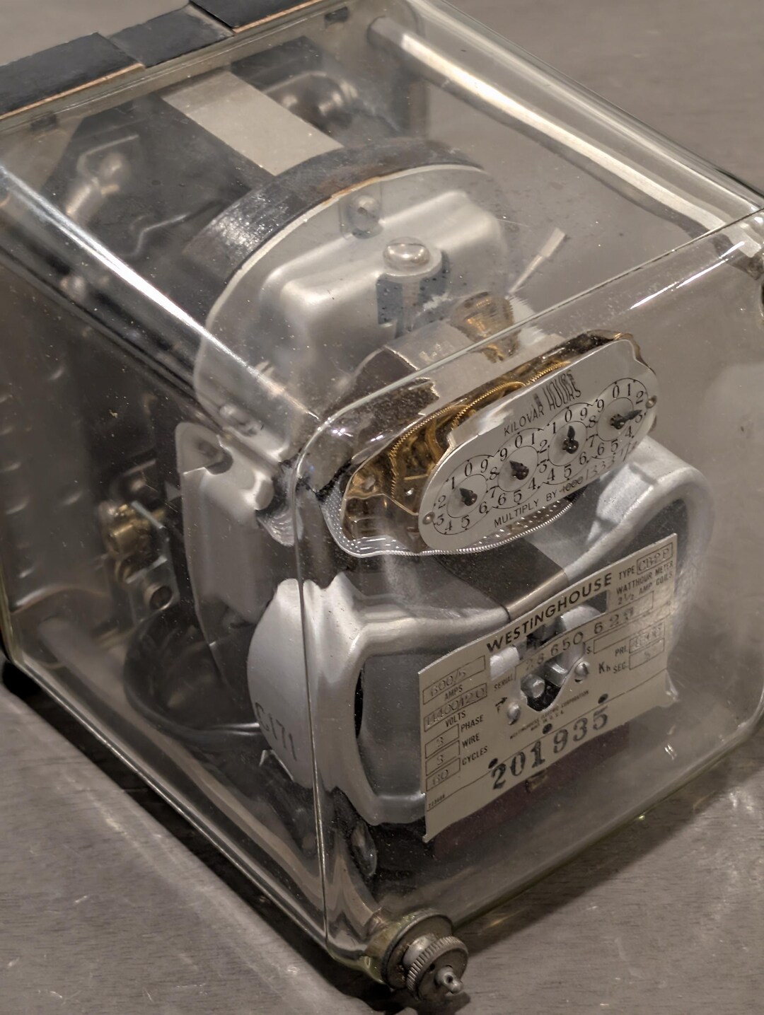 Westinghouse Watthour Meter CB-2P - Etsy