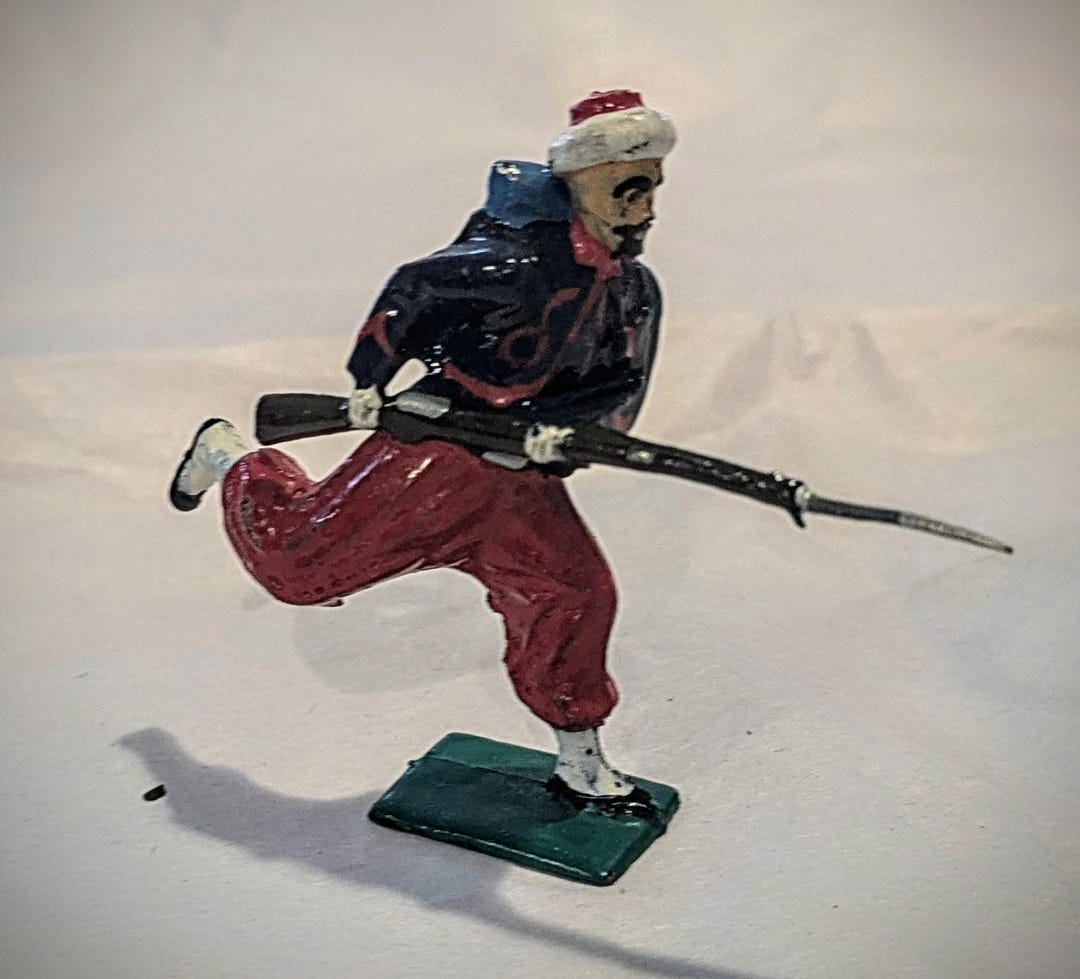 Antique British French Army Zouaves Charging 142 Regiments of All ...