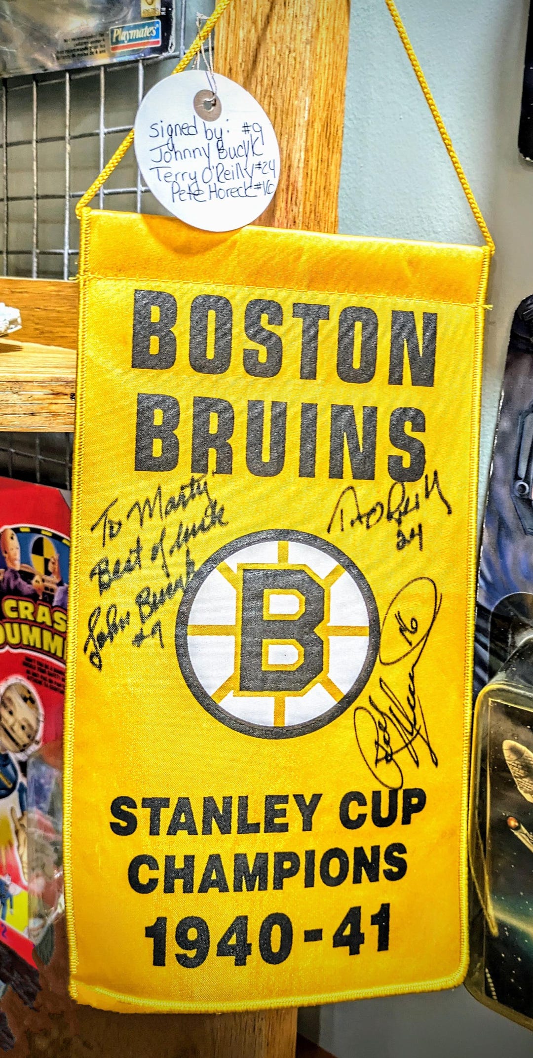 Boston Bruins 1990's Autographed Banner - Etsy