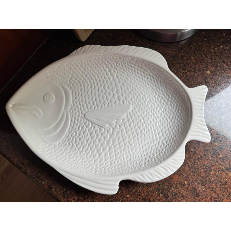 Ceramic Fish Platter Large - Etsy
