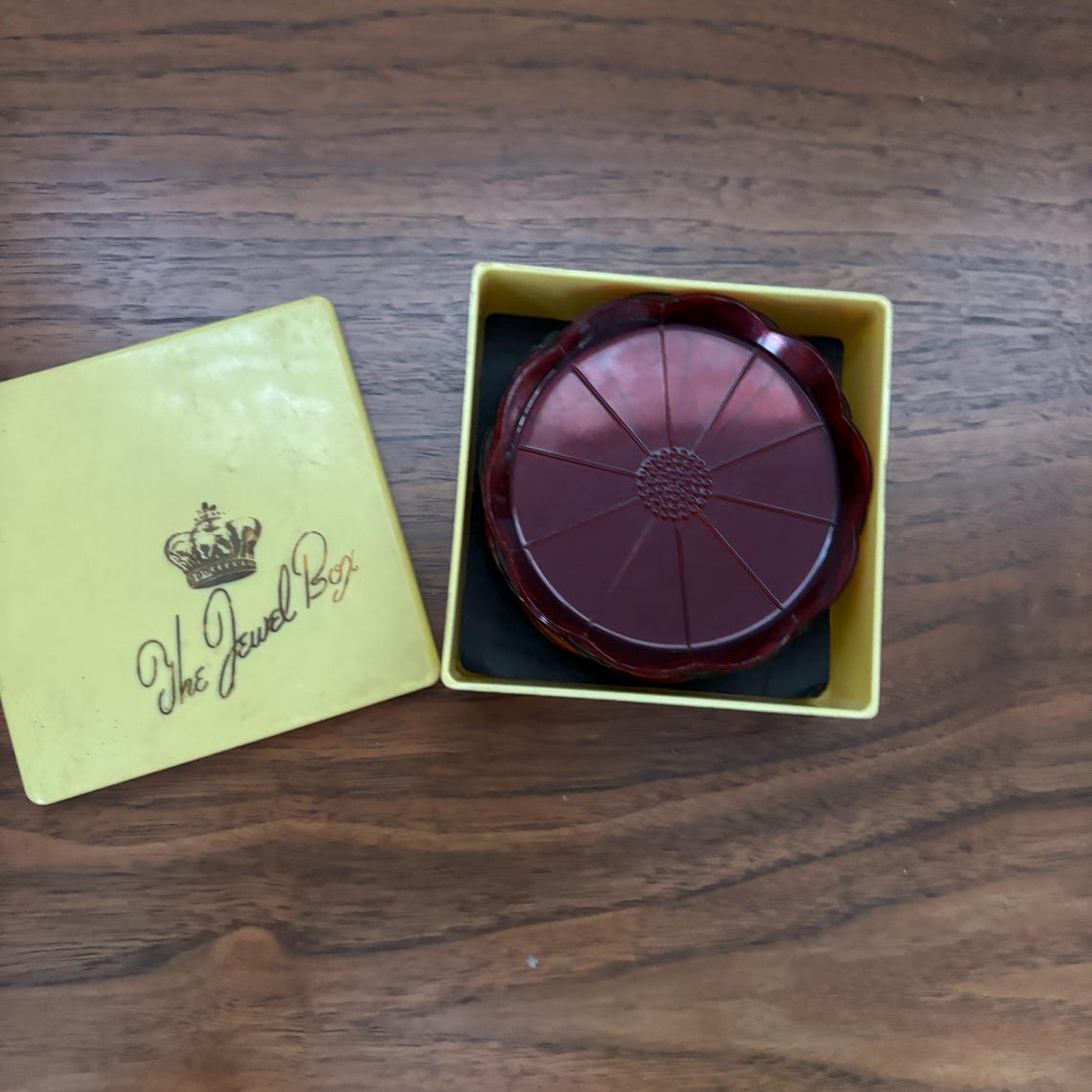 Vintage MCM Retro Coaster Set in Box. Steeds Colorful Coaster Set ...