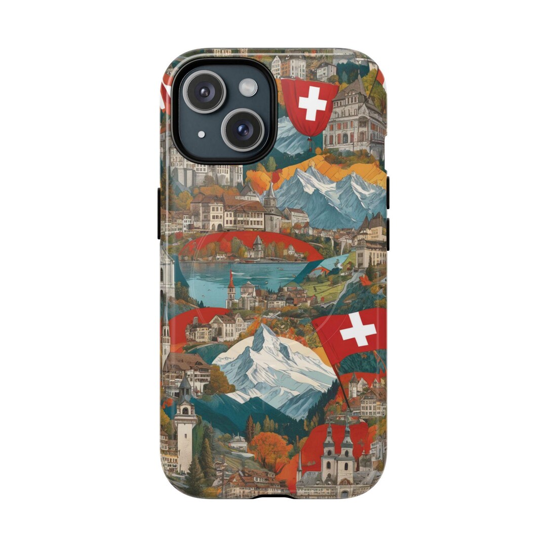 Magnetic Case Switzerland Collage, Swiss Souvenir, Switzerland Travel ...