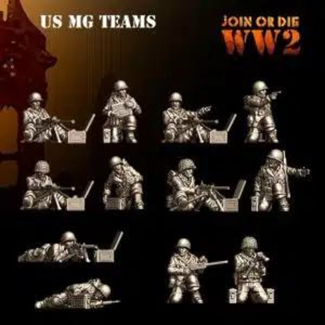 JOD WW2 US Army G.I.MG Teams 3dbreed - Etsy UK