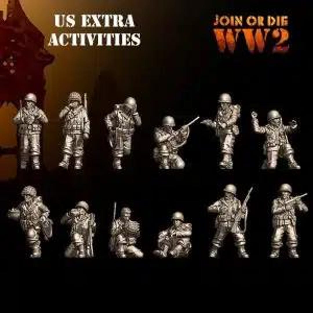 JOD WW2 US Army G.i.extra Activates Poses 3dbreed - Etsy