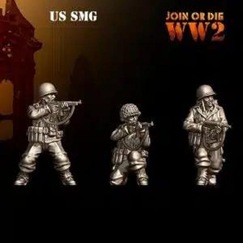 JOD WW2 US Army G.I.SMG 3dbreed - Etsy