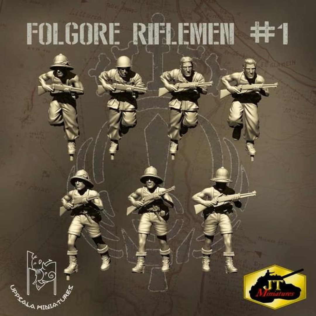 WW2 Italian Folgore Division Upsala Miniatures - Etsy