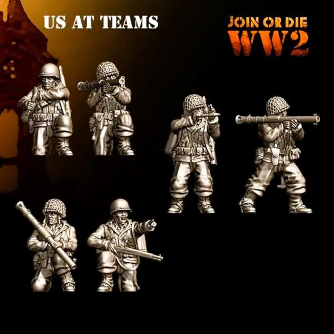 JOD WW2 US Army G.I.AT Teams 3dbreed - Etsy