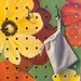 Beautiful Hand-painted Pegboard Jewelry/ Belt Organizer. Wall Mounted ...