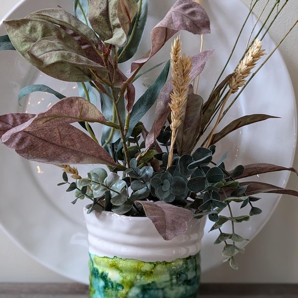 Alcohol Ink Planter - Etsy