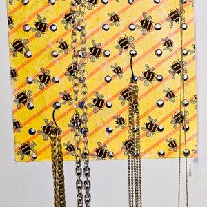 Beautiful Mod Podge Pegboard Jewelry/ Belt Organizer. Wall Mounted or ...