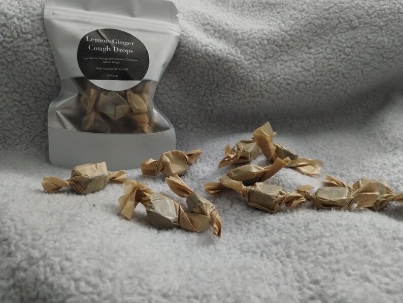 Lemon Ginger Cough Drops - Etsy