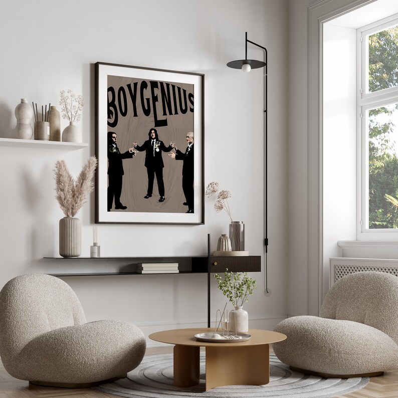 Boygenius Poster, Phoebe Bridgers Poster, Indie Music Poster, Vintage ...