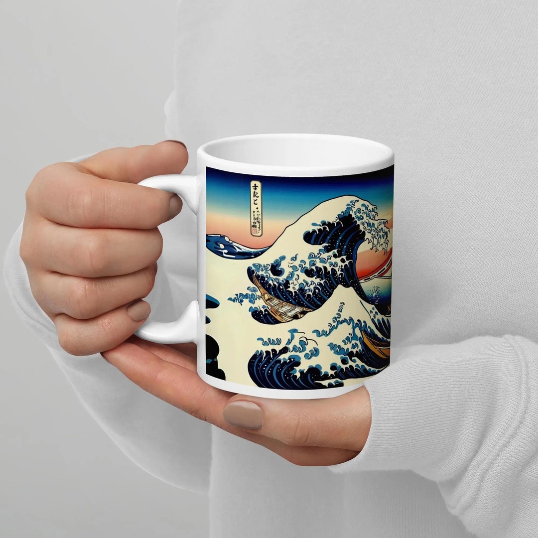 The Great Wave by Hokusai Mug Japanese Artistic Print Gift Idea for Art ...