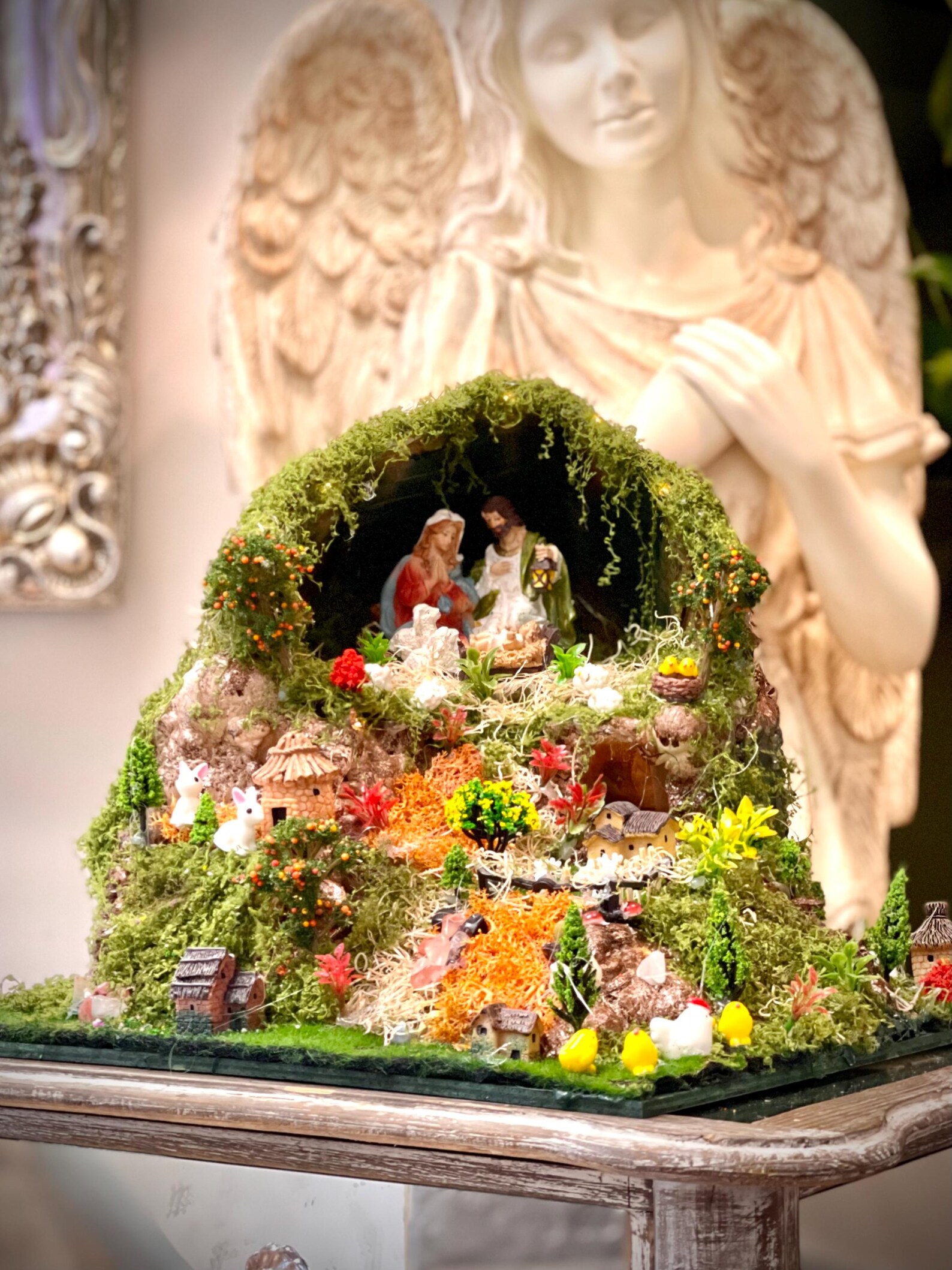 Handmade Nativity Scene, Christmas Decorations, Decorative Arrangement ...