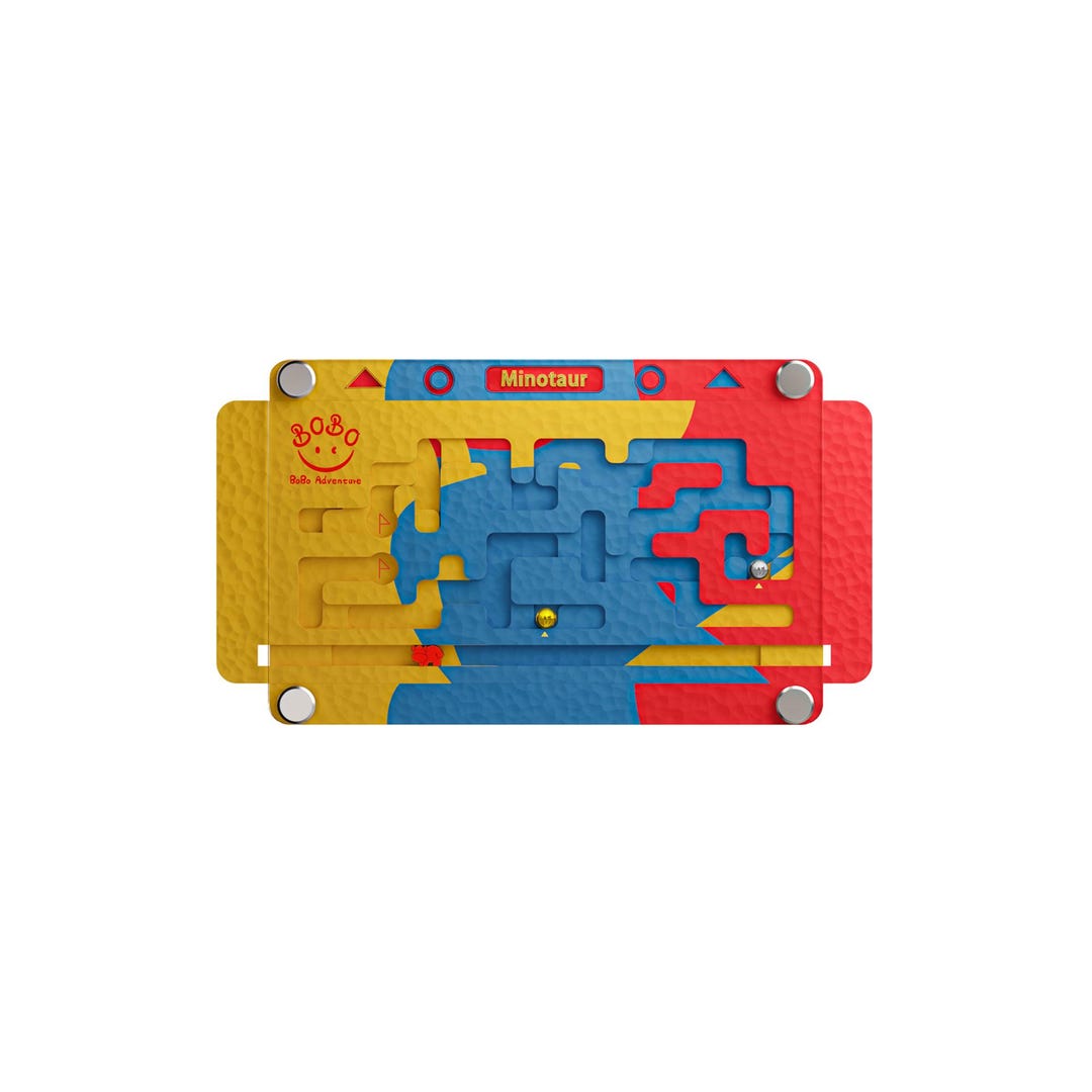 Wooden Marble Maze Puzzle for Adults, Double-sided Minotaur Labyrinth ...