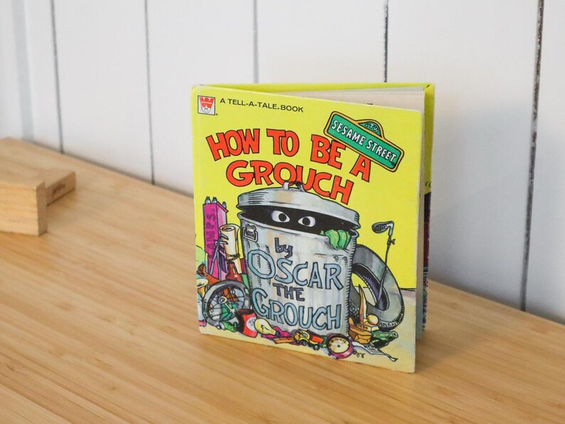 Vintage Sesame Street Children's Book How to Be A Grouch 1970s - Etsy