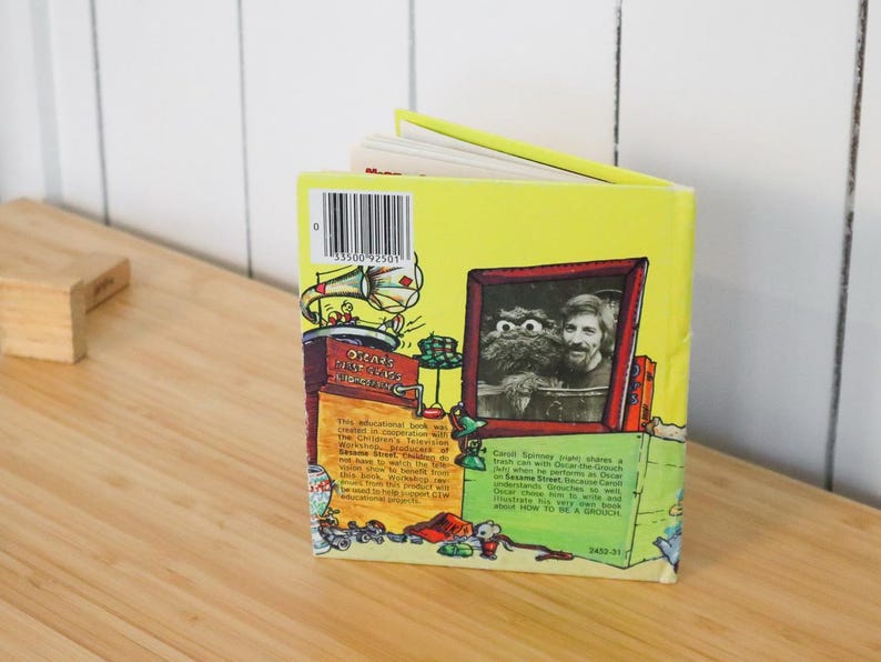 Vintage Sesame Street Children's Book How to Be A Grouch 1970s - Etsy