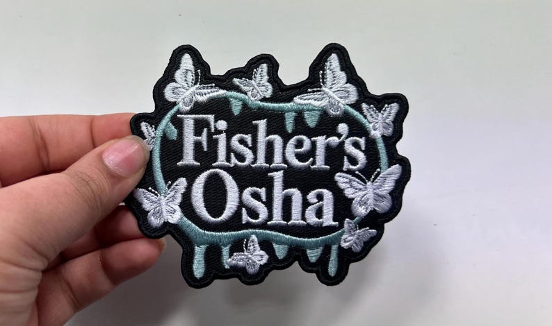 Fisher's Osha Patch – Quicksilver Inspired Embroidered Iron-on Badge ...