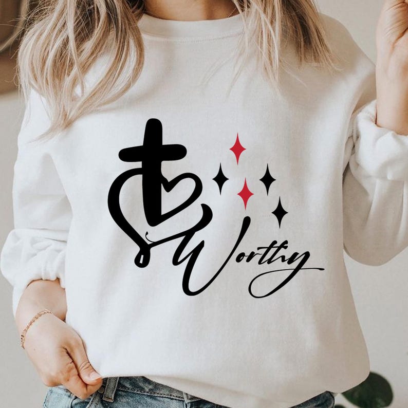 Worthy SVG, Faith Png, Christian Jpg, Religious Eps, Motivational Pdf ...