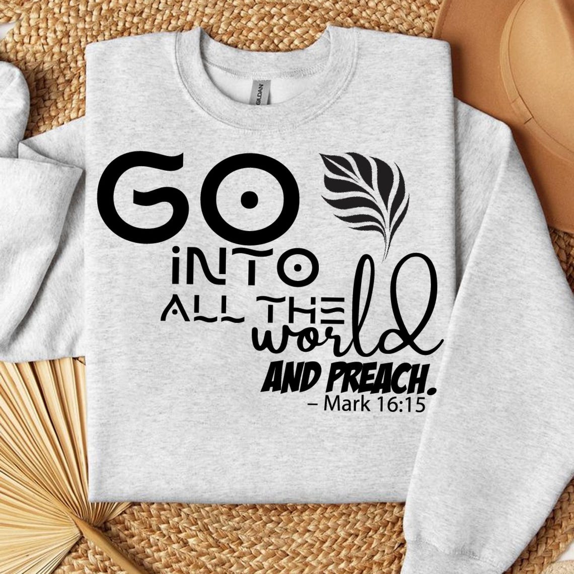Go Into All the World and Preach. – Mark 161 Svg, Christian Quotes Png ...